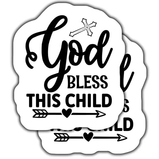 God Bless This Child Sticker, Motivational Quote Stickers , Eskindle ...