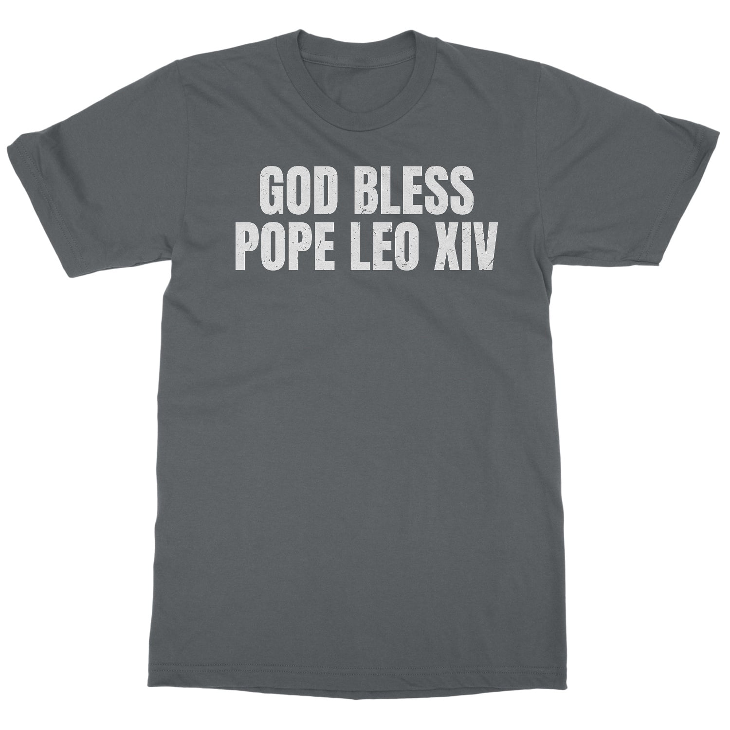 God Bless Pope Leo XIV - New Pope Catholic Church Unisex T-Shirt (Gray, 3X-Large) - Walmart.com