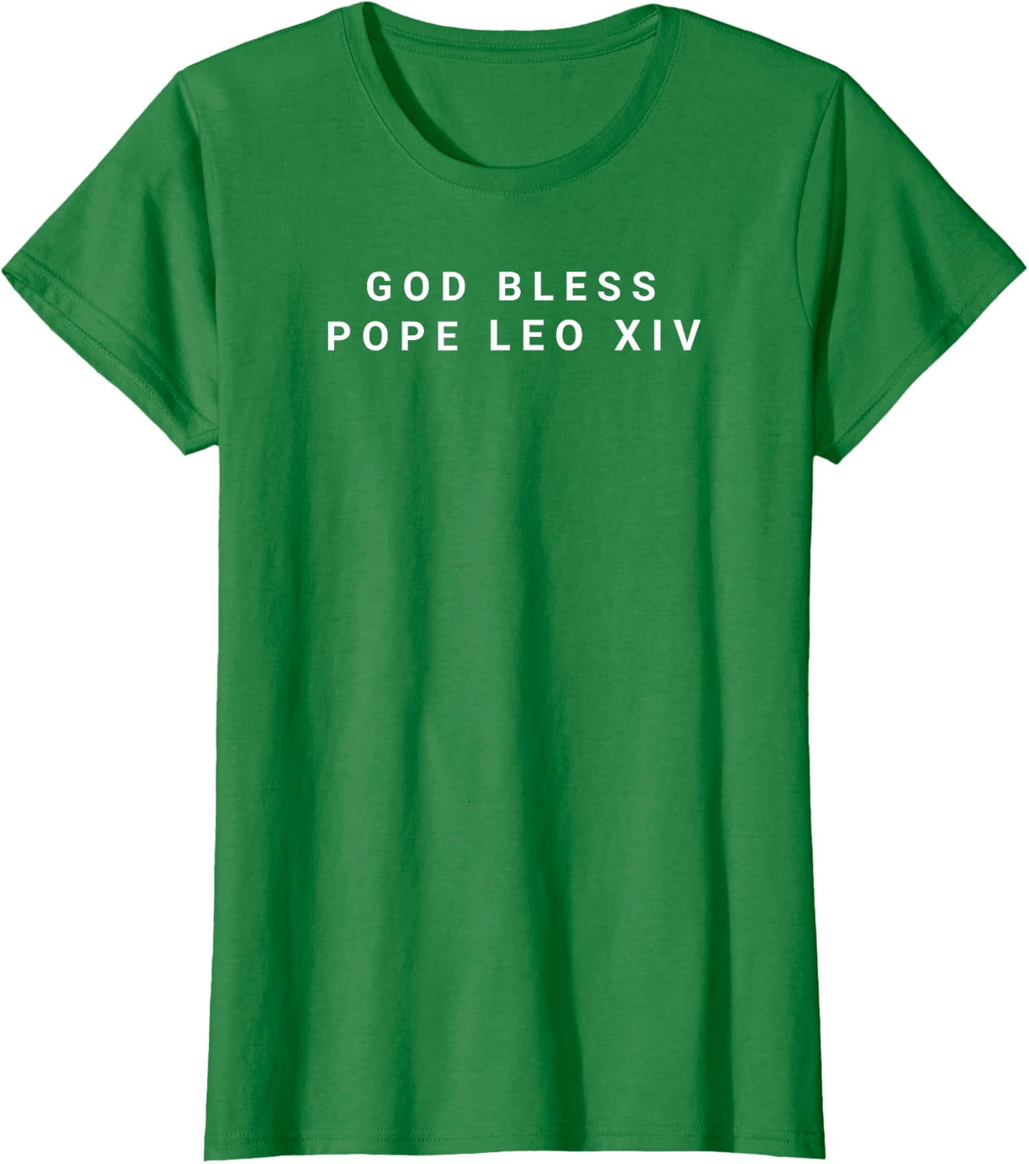 God Bless Pope Leo XIV - Religious Church Fan Shirt for Catholic Faithful and History Lovers ...