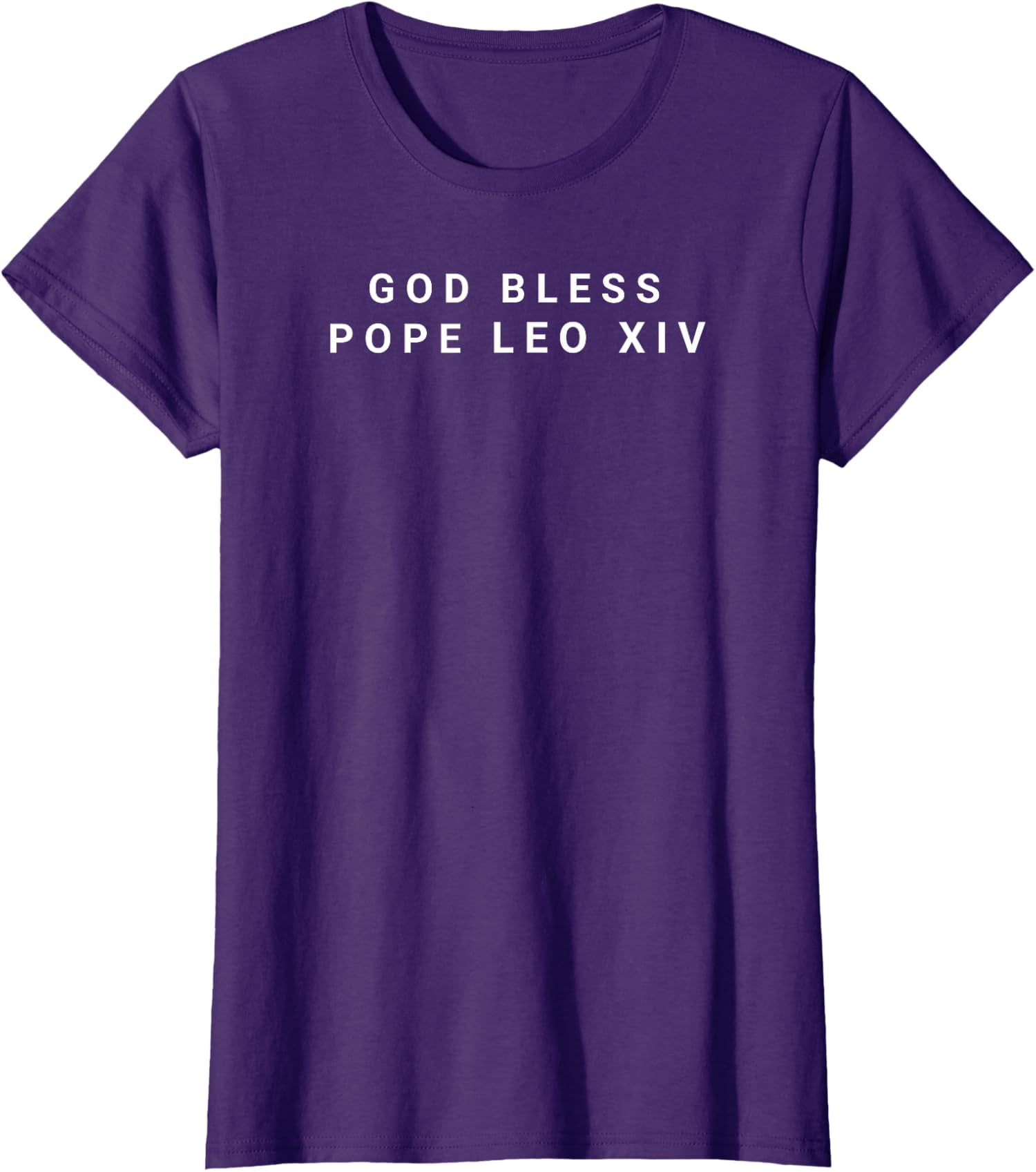 God Bless Pope Leo XIV - Religious Church Fan Shirt for Catholic ...