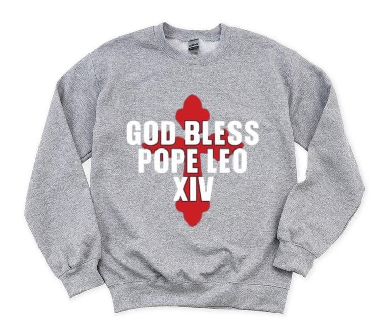 God Bless Pope Leo XIV Religious Leader Parody Church Humor Graphic God ...