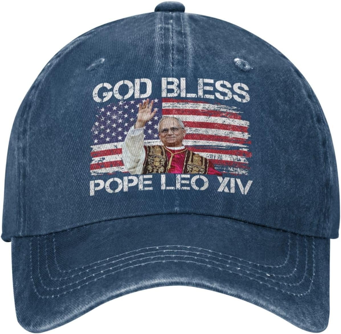 God Bless Pope Leo Xiv Caps For Mens Cardinal Robert Prevost Womens Hat ...