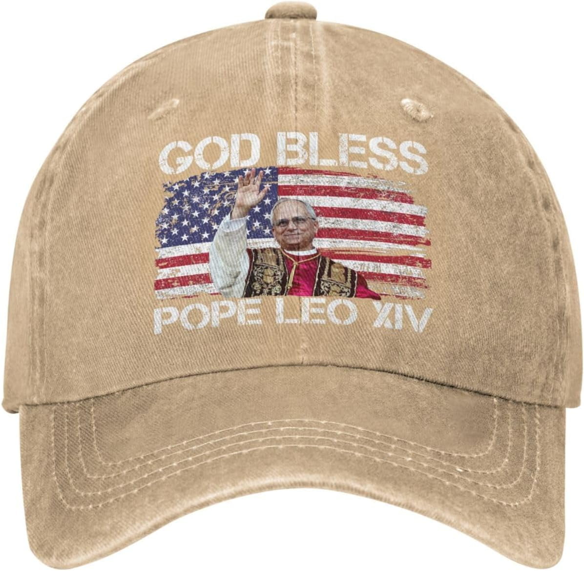 God Bless Pope Leo Xiv Caps For Mens Cardinal Robert Prevost Womens Hat ...