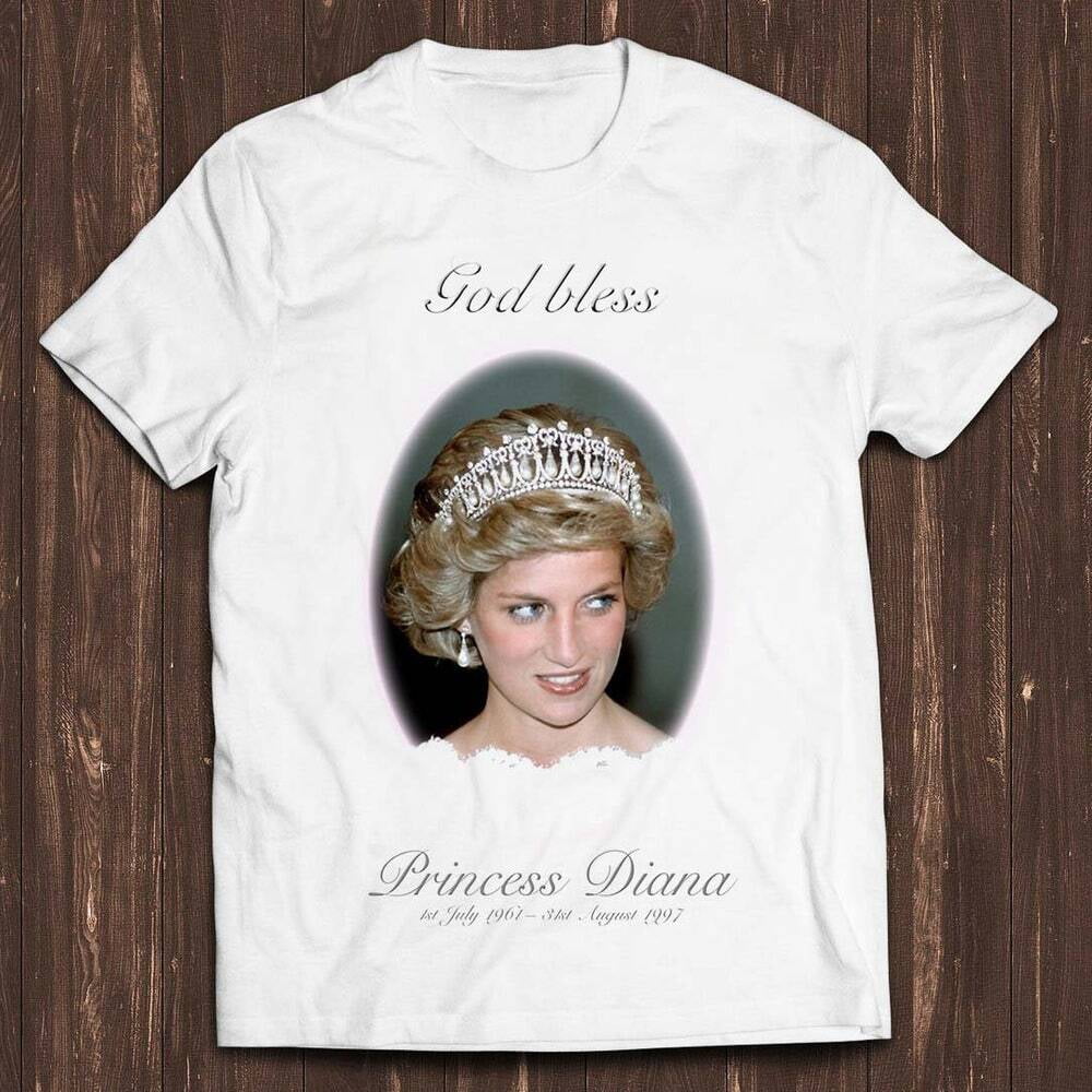 God Bless Princess Diana Remembrance Meme Gift Funny Tee Style Unisex Gamer Cult - Walmart.com