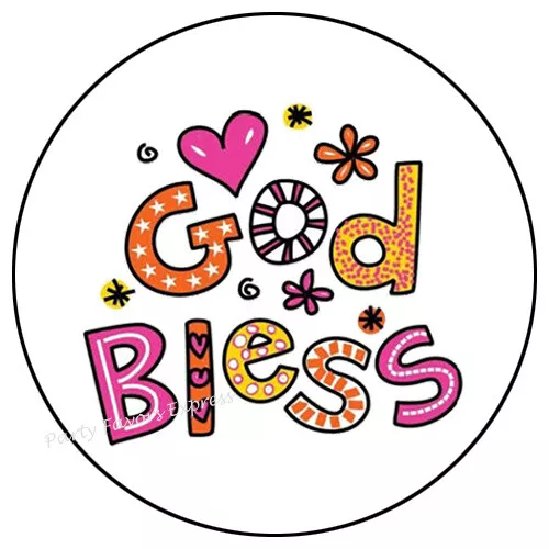 God Bless Sticker Party Favors Sticker Envelope Seals Labels Stickers ...