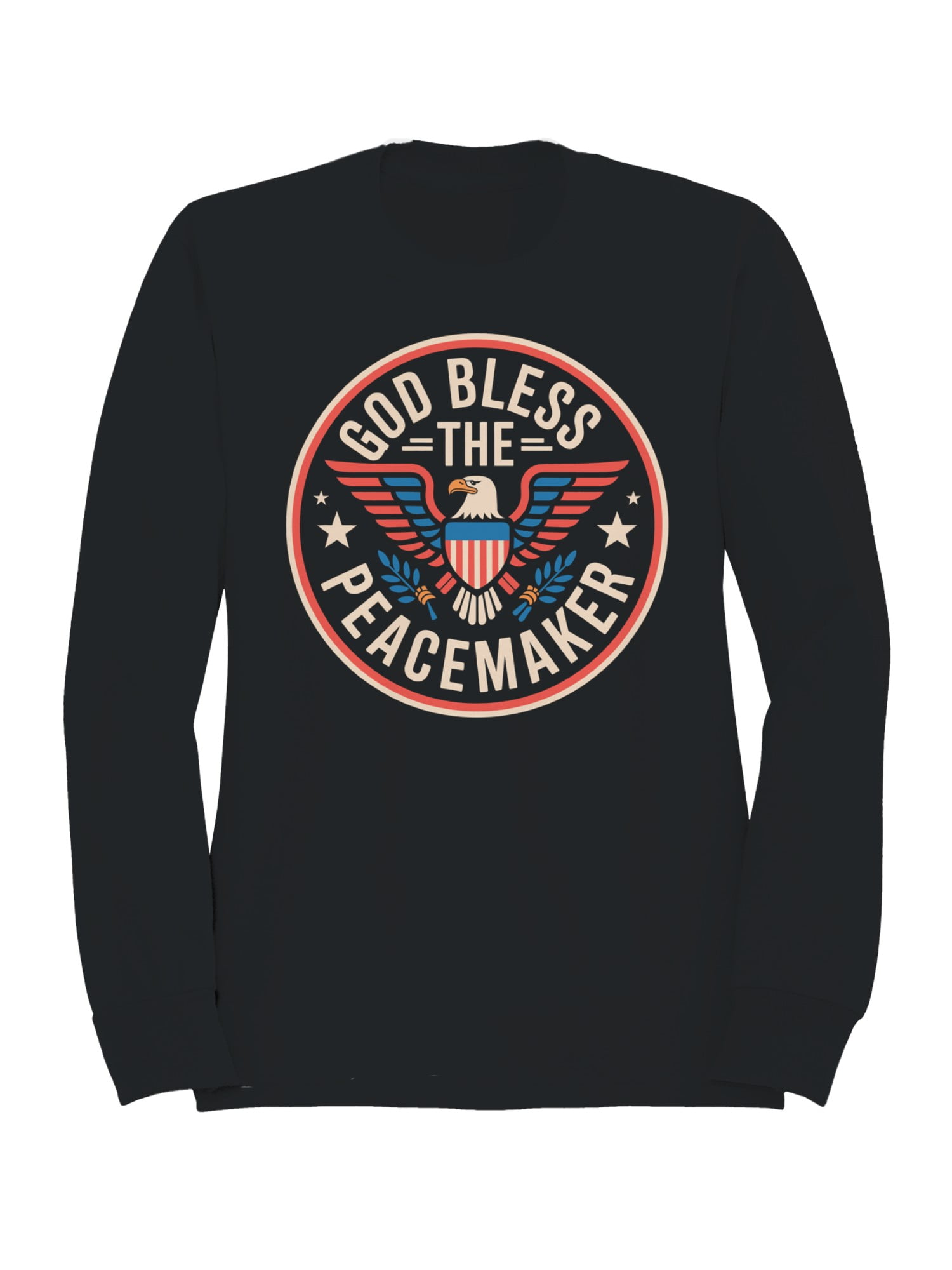 God Bless the Peacemaker Emblem Women's Sweatshirt - Walmart.com