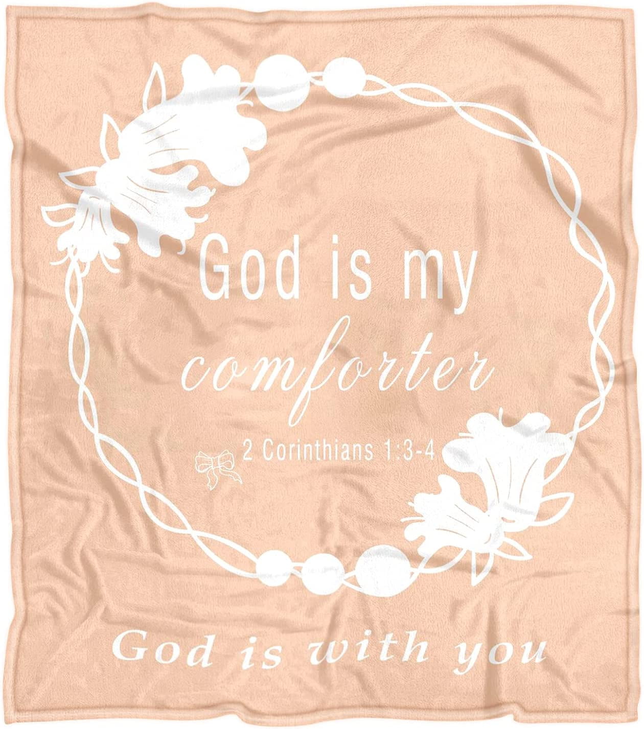 God is My Comforter Blanket - Scripture Blanket with Healing Caring ...
