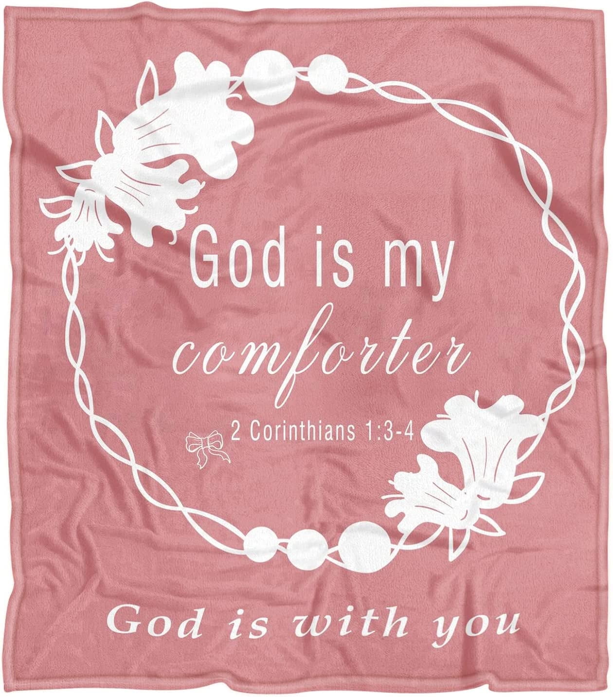 God is My Comforter Blanket - Scripture Blanket with Healing Caring ...