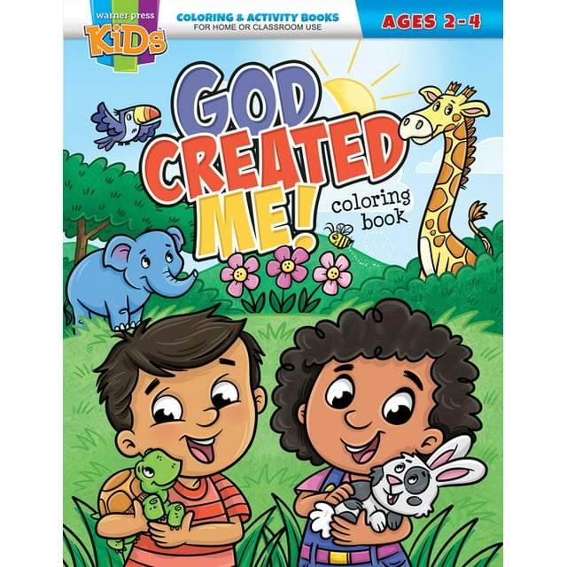 God Created Me!: Coloring Book, (Paperback) - Walmart Business Supplies