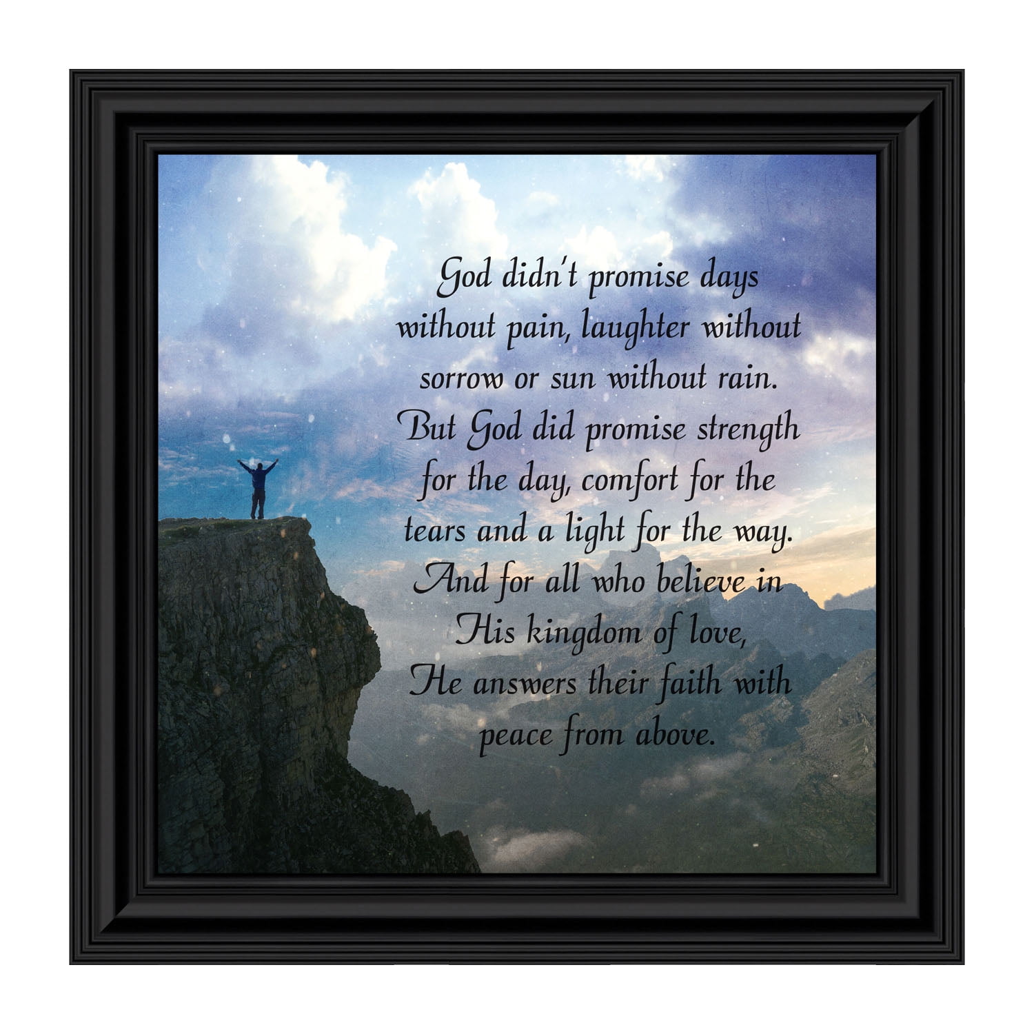 God Didn't Promise Days without Pain, Encouragement gifts for Women ...