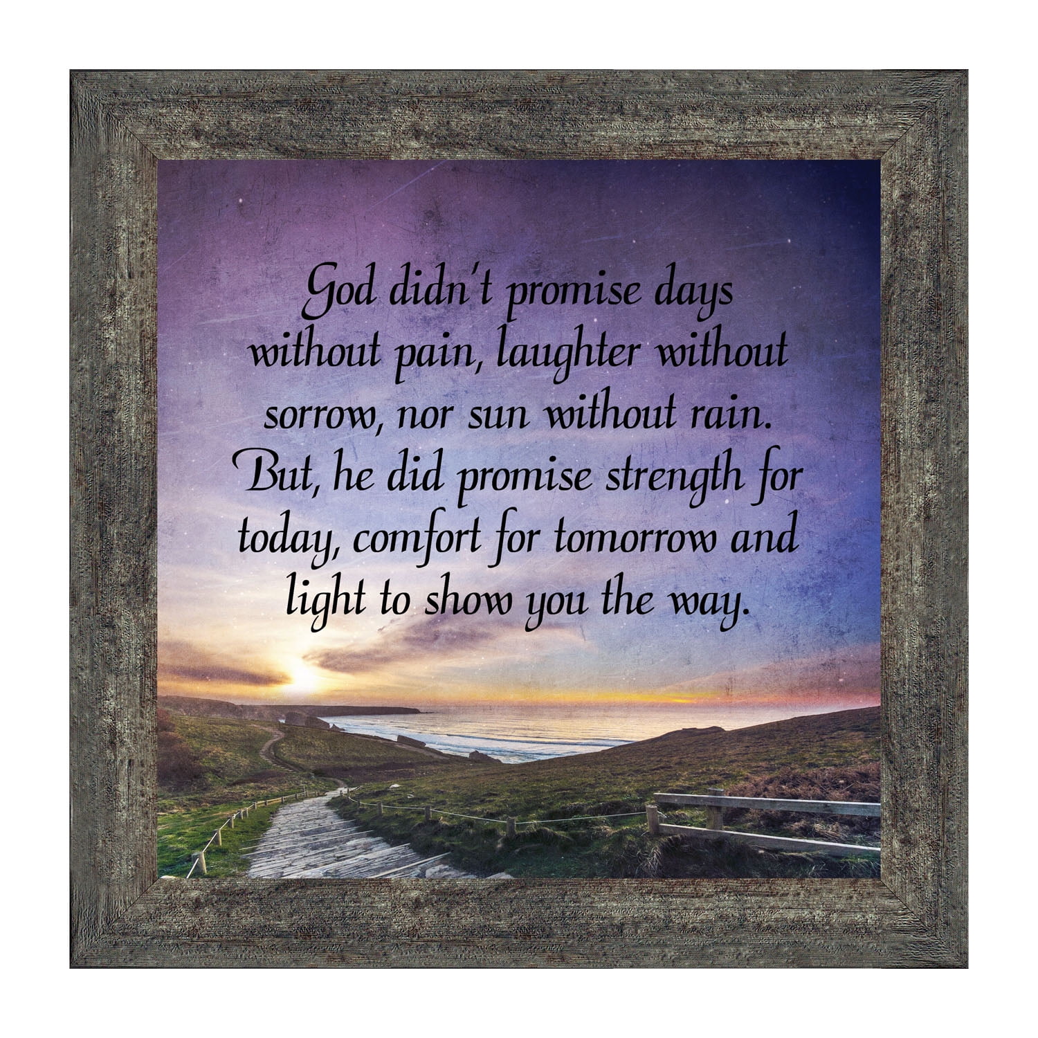 God Didn't Promise Days without Pain, Encouragement gifts for Women ...