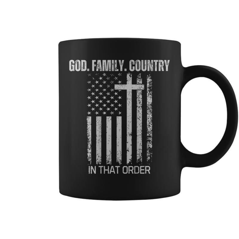 God Family Country In That Order On Back Coffee Mugs - Walmart.com
