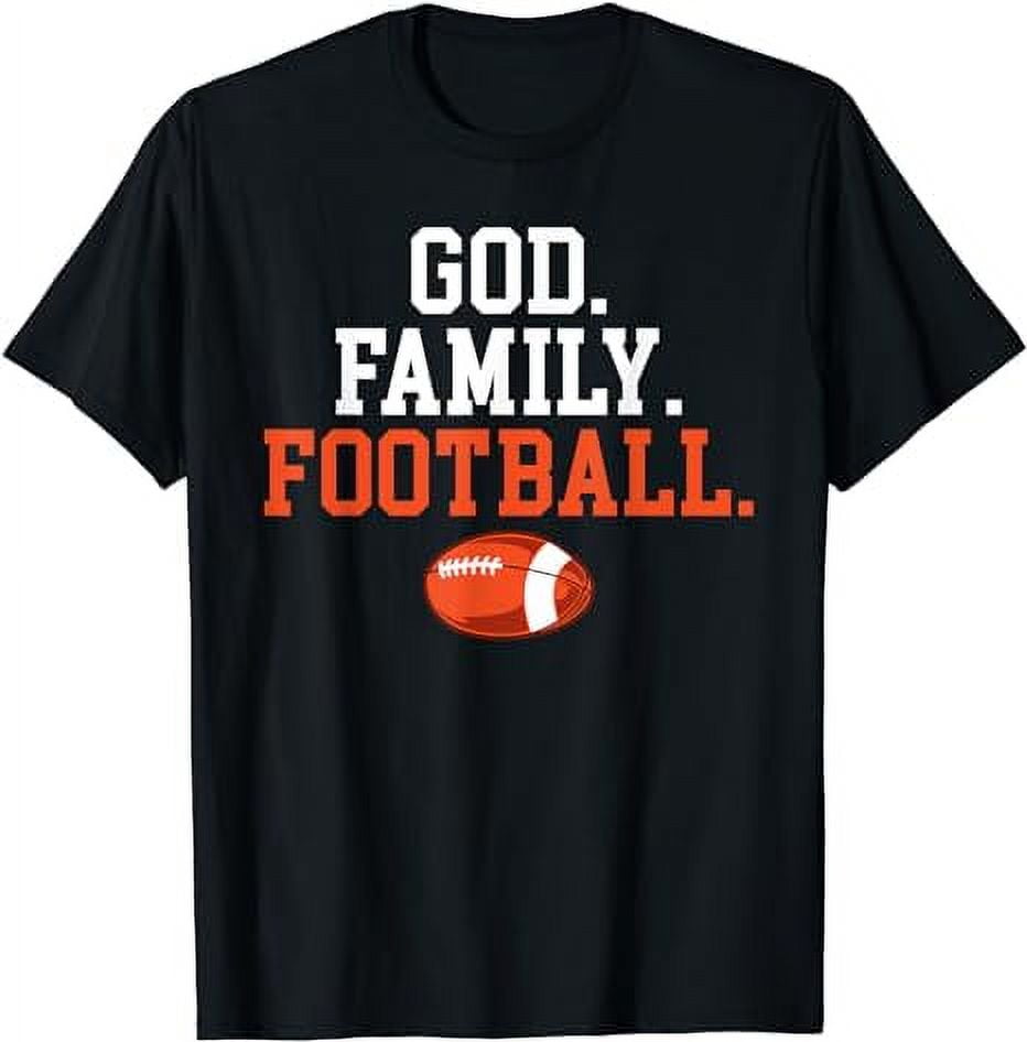 God Family Football Footballer T-Shirt - Walmart.com