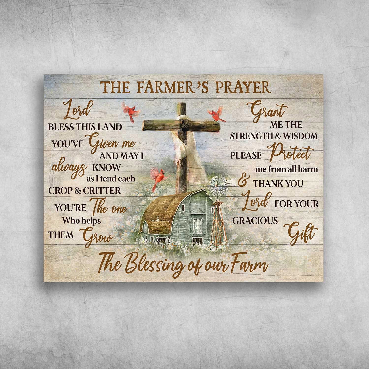 God Farm, The Blessing Of Our Farm - The Farm's Prayer, Lord Bless This ...
