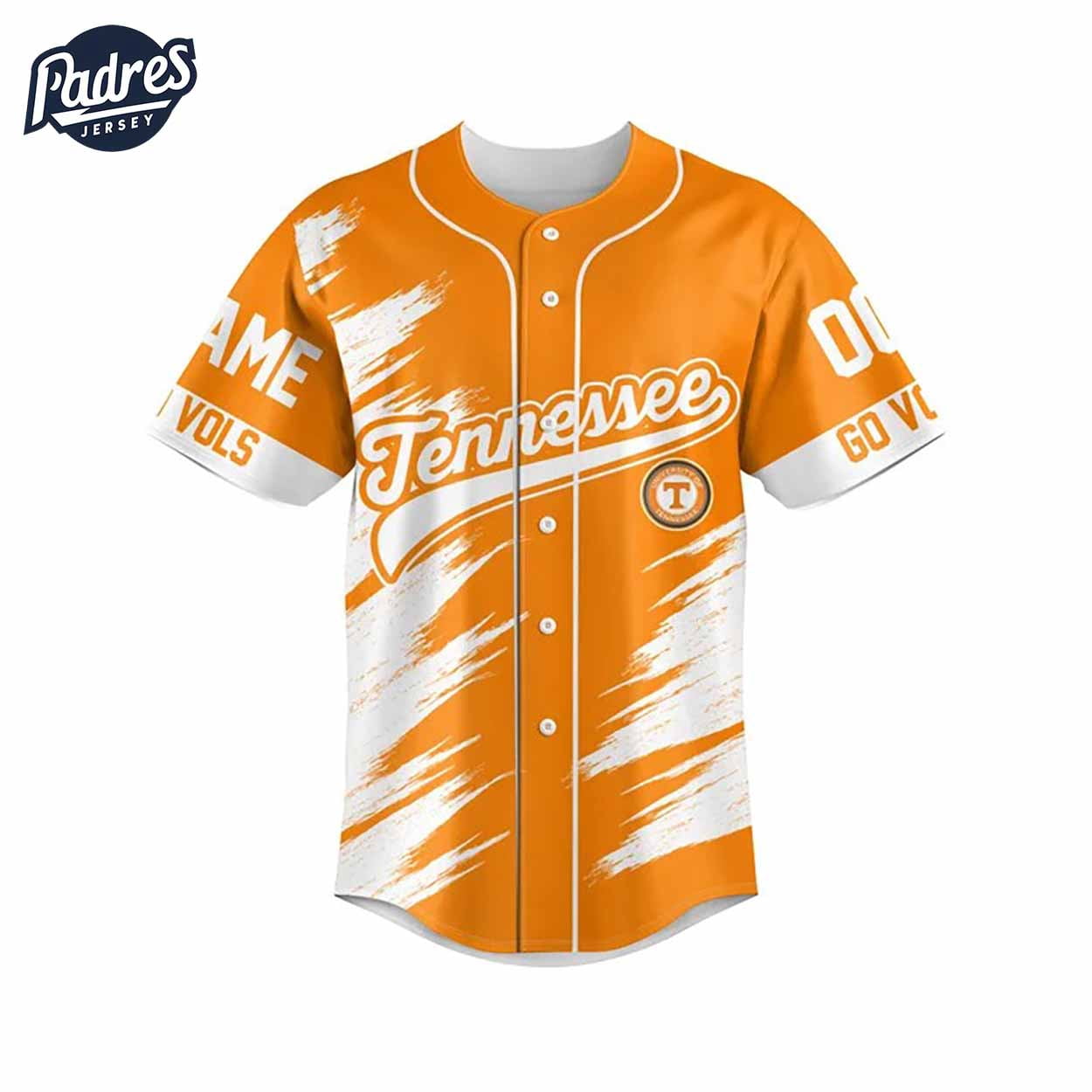 God First Family Second Then Tennessee Football Custom Baseball Jersey ...