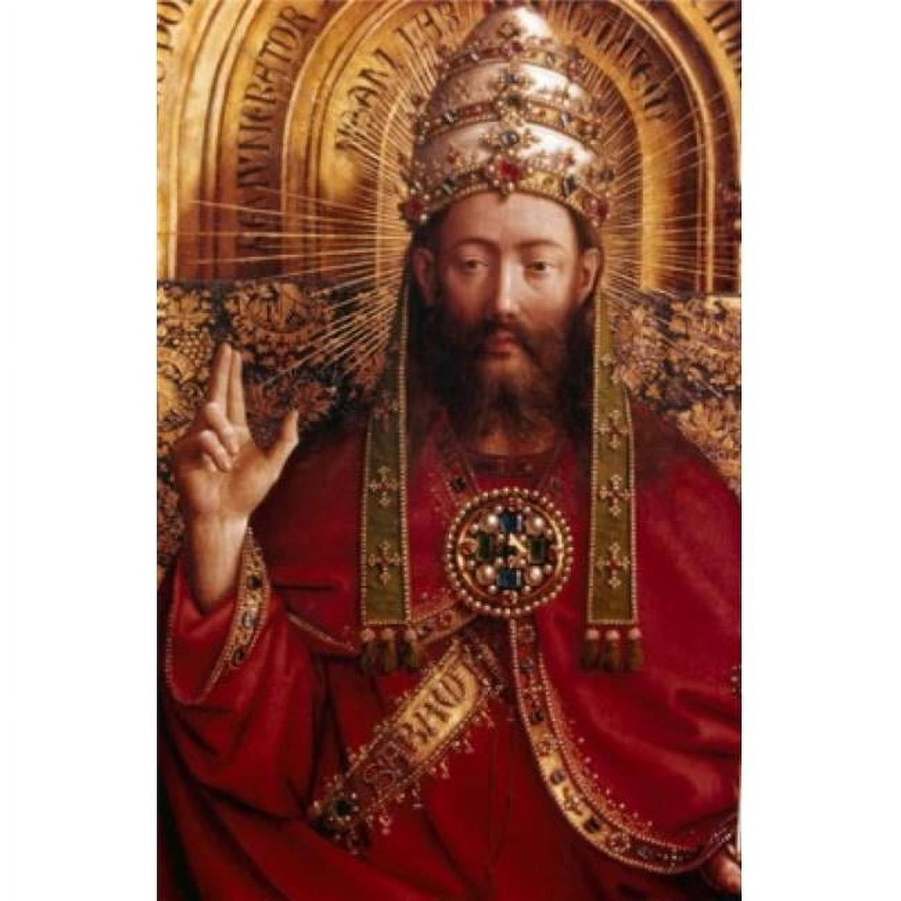 God Ghent Altarpiece by Jan Van Eyck 1390-1441 Belgium Ghent Cathedral ...