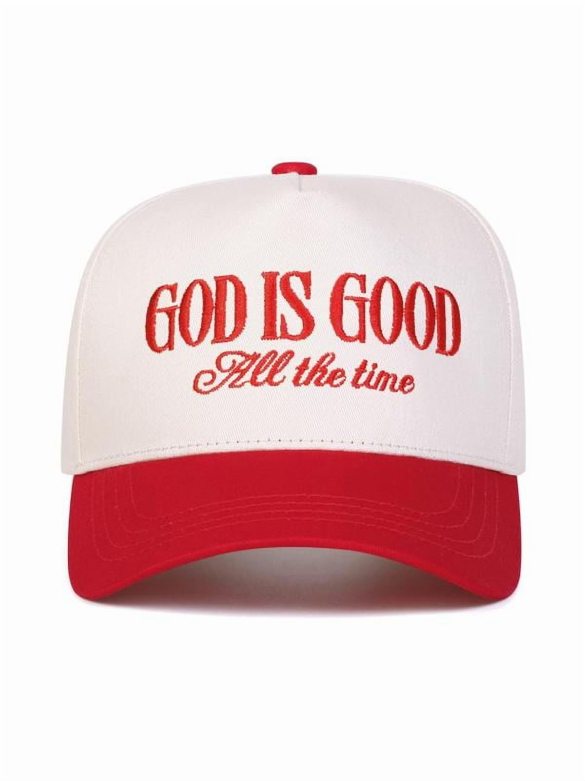 God Is Good All The Time Hat, Christian Embroidered Baseball Cap With ...