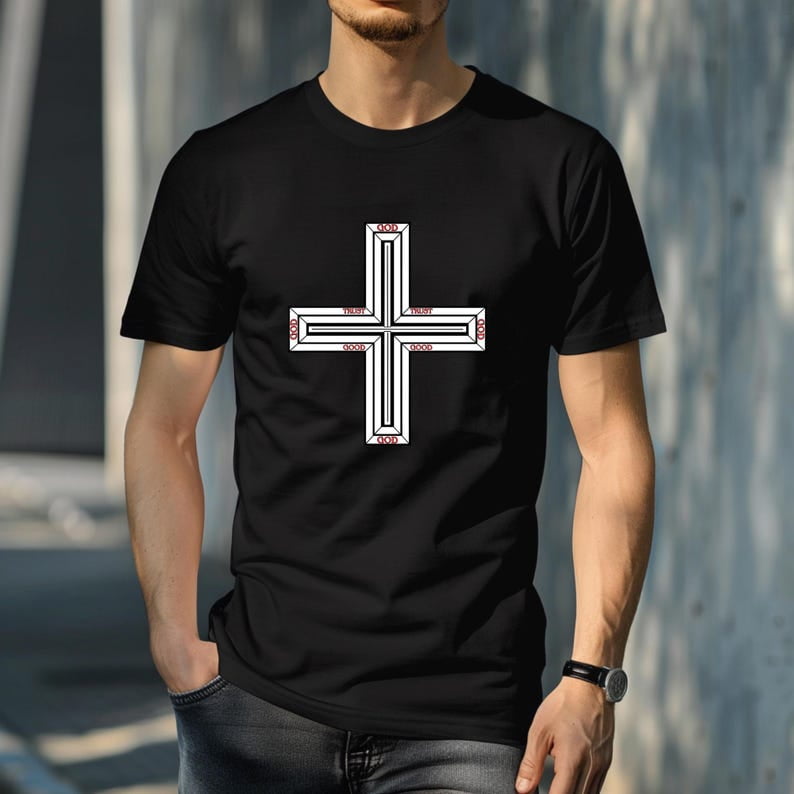 God Good Trust Jesus Christian Faith Bible Study Graphic Tee Jesus ...
