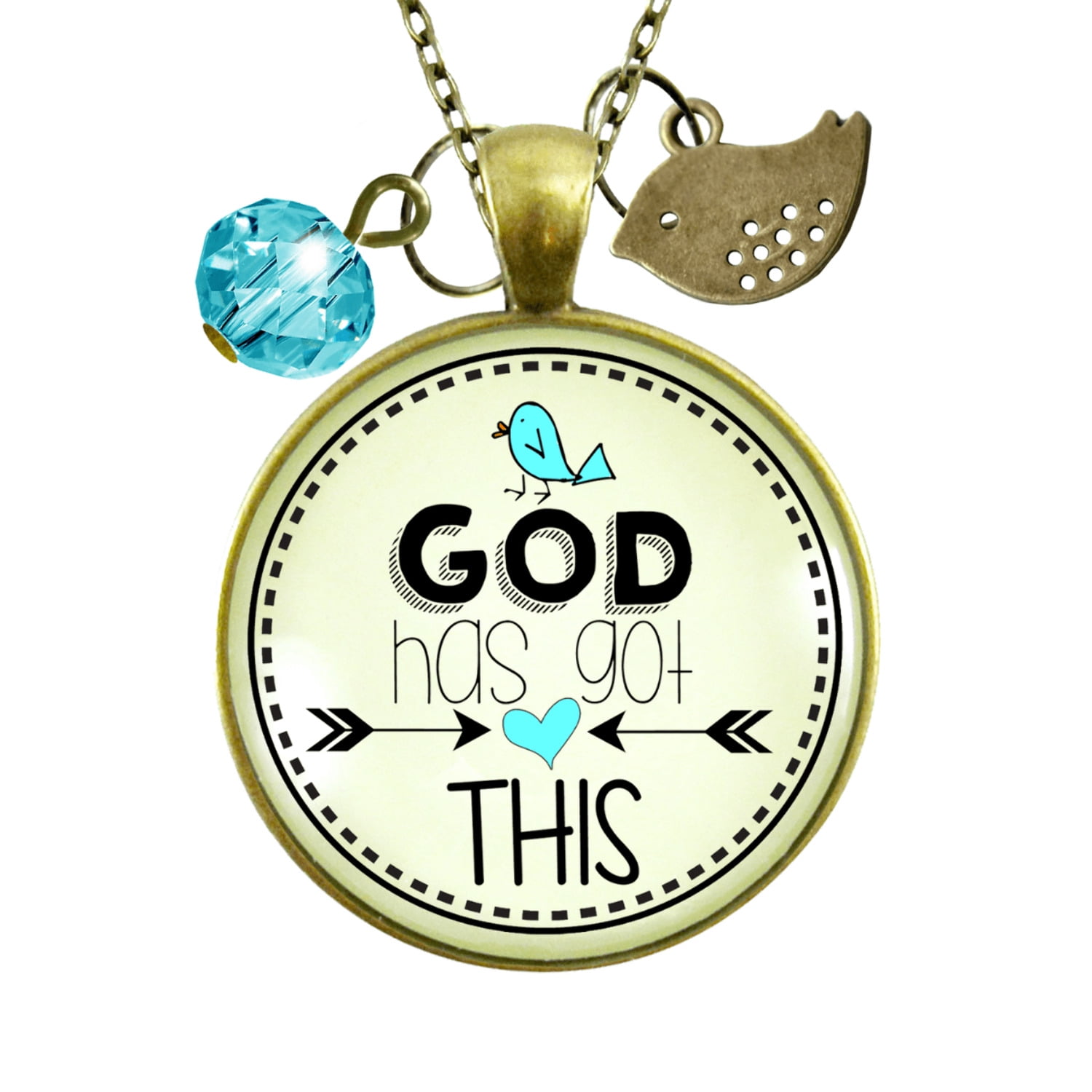 God Got This Gutsy Goodness Necklace Bronze Metal Female Adult Faith ...