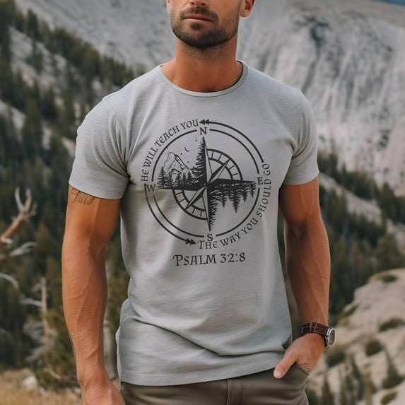 God Guides Christian T Shirt, Trendy Bible Verse T Shirt, Religious ...