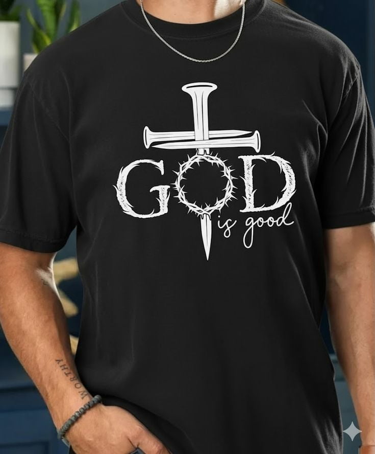 God Is Good Christian Faith Jesus Church Graphic Tee Religious ...