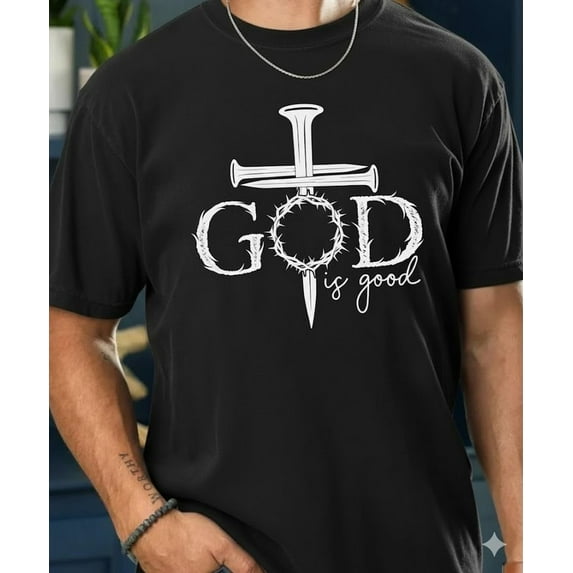 God Is Good Christian Faith Jesus Church Graphic Tee Religious ...