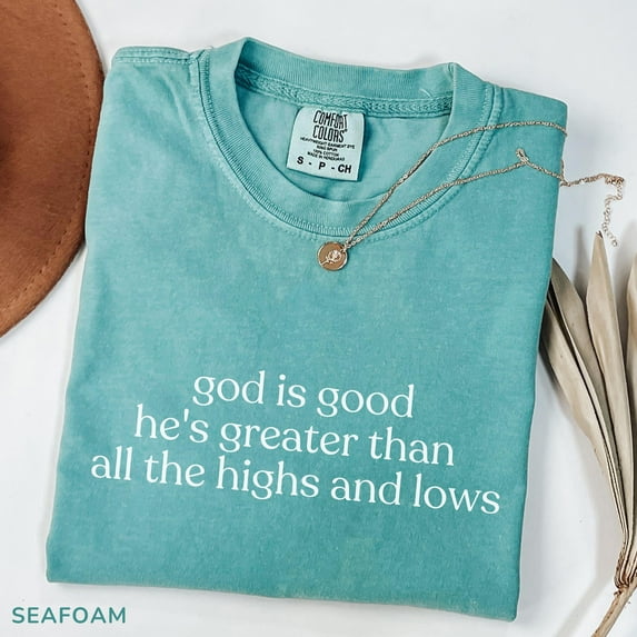 God Is Good Shirt, Christian Shirt, Inspirational Quotes, Faith Shirt ...
