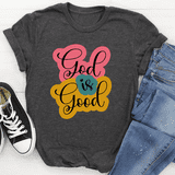 God Is Good Tee Athletic Heather S Peachy Sunday T-Shirt - Walmart.com