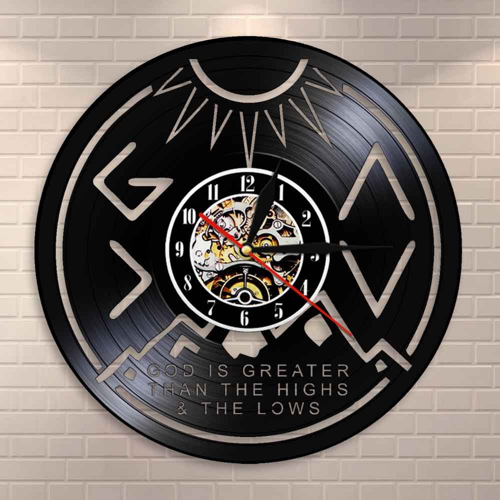 God Is Greater Than The Highs And Lows Religious Wall Clock Home Decor ...