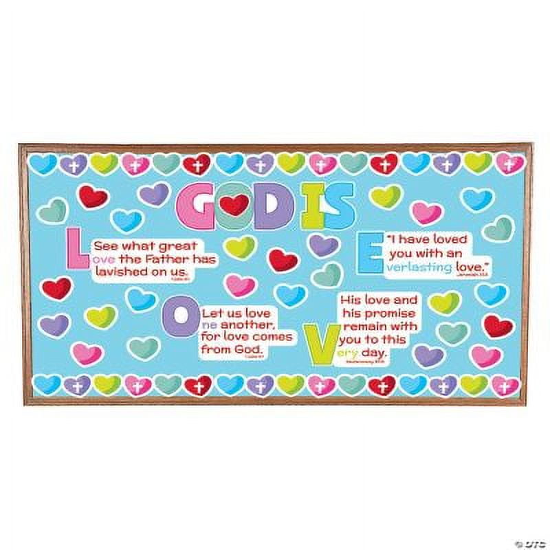 God Is Love Bulletin Board Set - 13 Pc., Religious, Educational, 13 ...