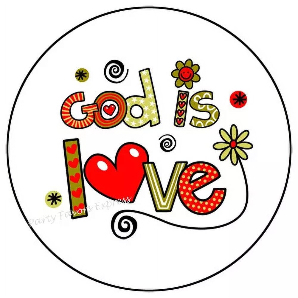 God Is Love Sticker Party Favors Sticker Envelope Seals Labels Stickers ...