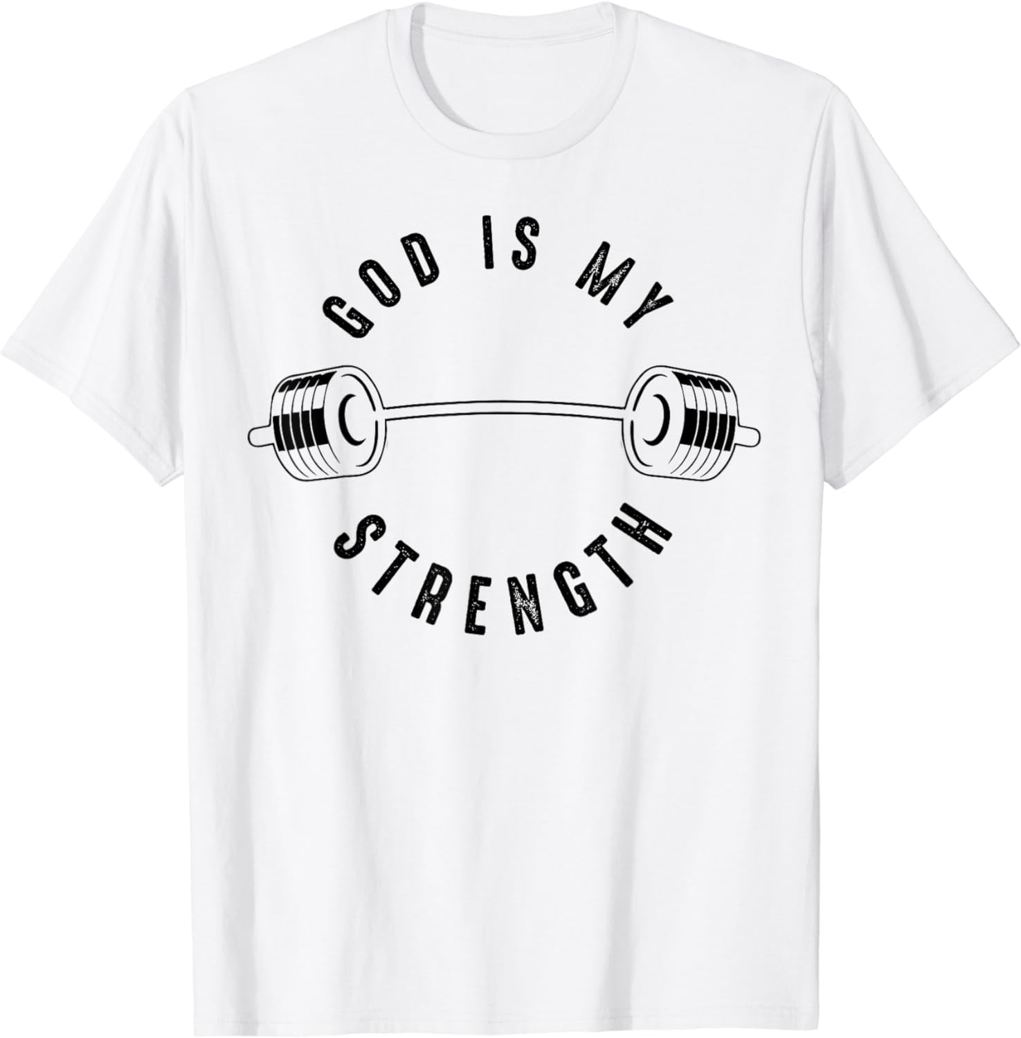 God Is My Strength Shirt | Cute God Is Rock Funny Gym Gift - Walmart.com