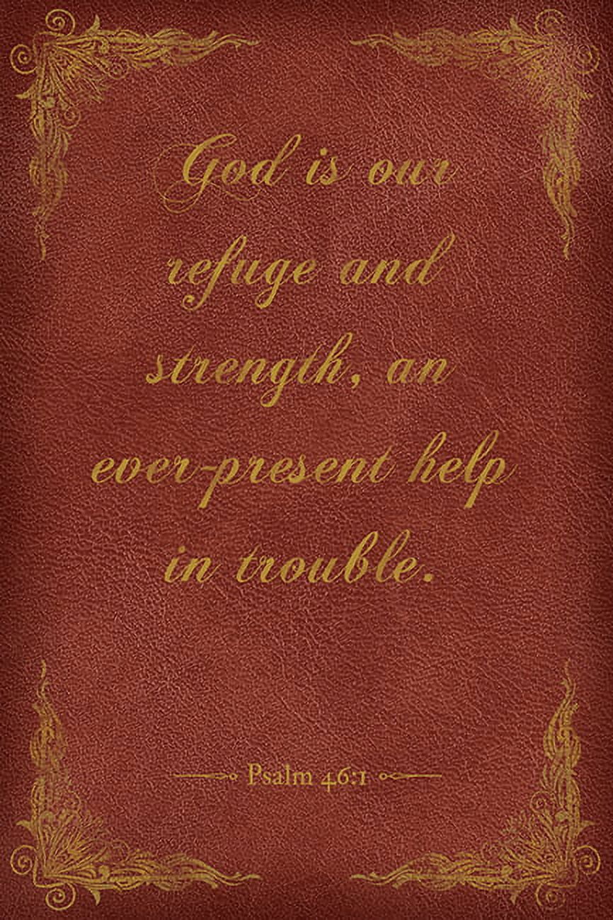 God Is Our Refuge And Strength (Psalm 46:1), bible verse poster ...