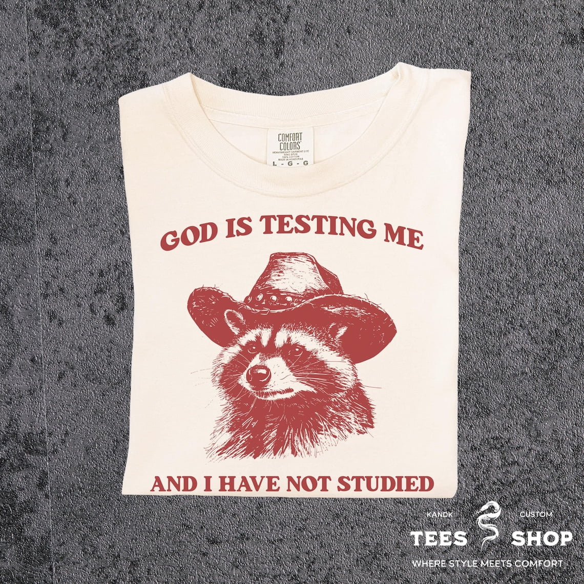 God Is Testing Me And I Have Not Studied Retro TTee, Tee All Size S-3Xl ...