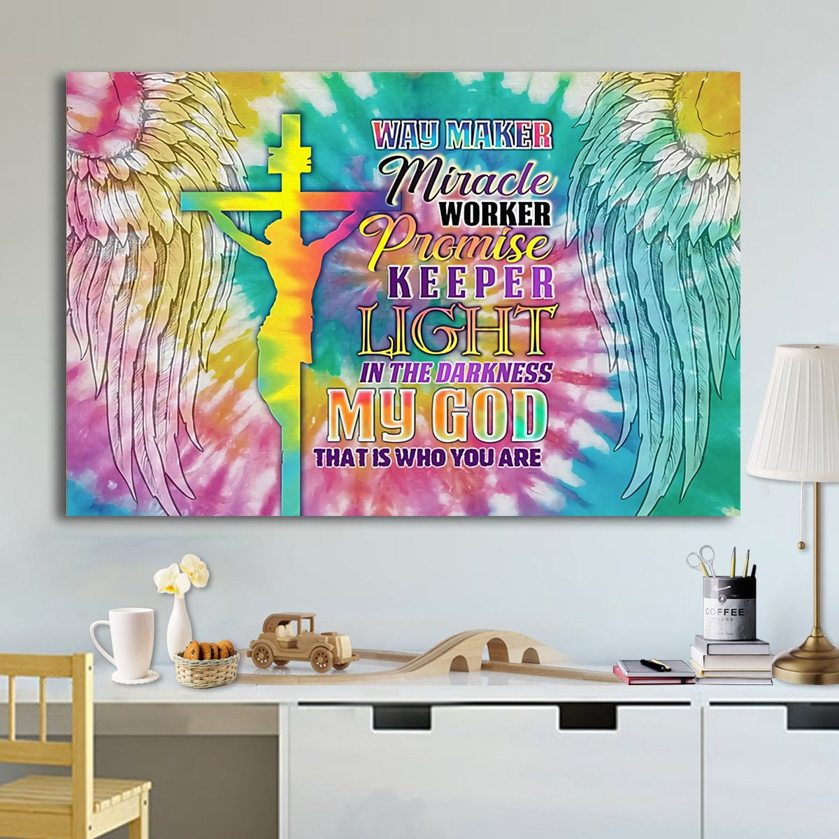God Jesus Christ Way Maker Miracle Worker Paper Poster No Frame Matte ...
