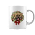 God Jul Norwegian Havanese Dog Christmas Wreath TriBlend Coffee Mugs ...