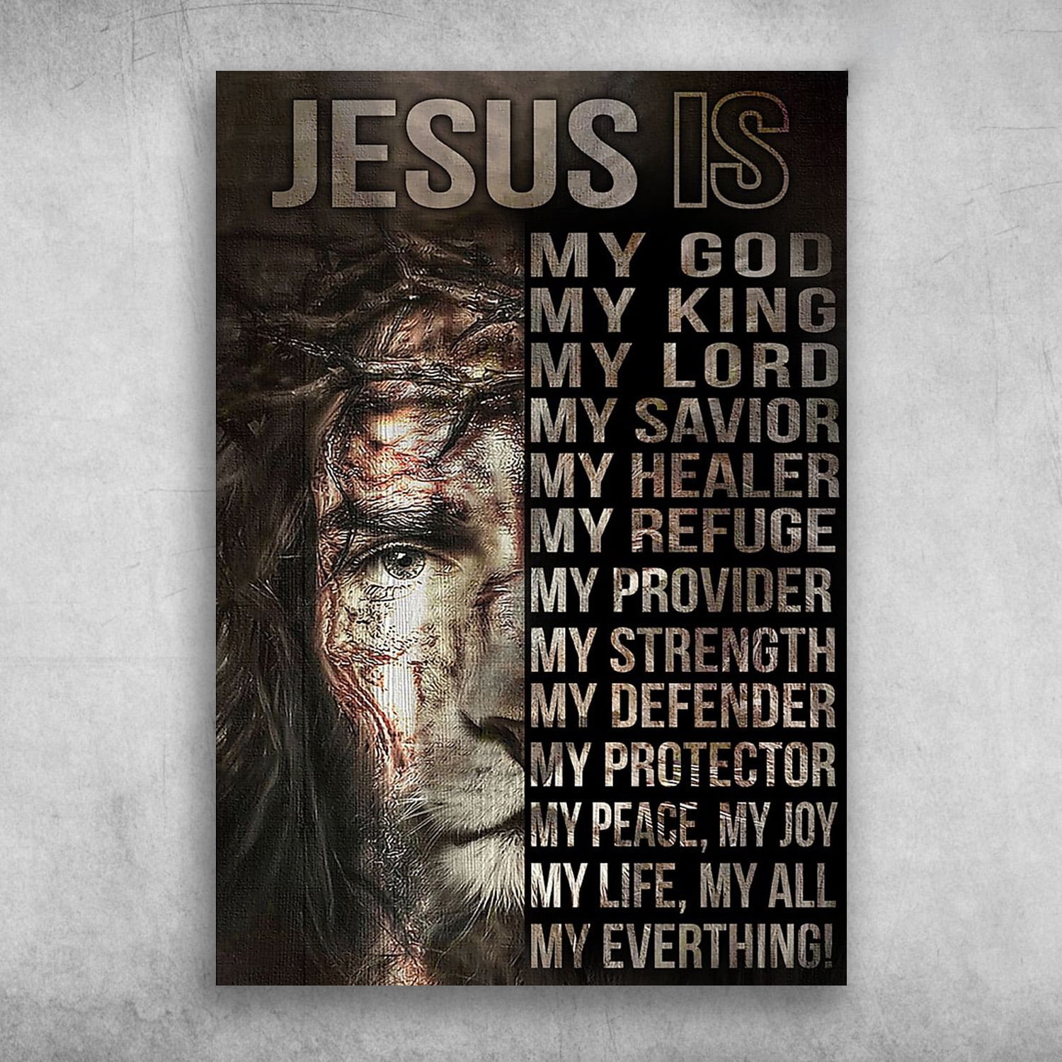 God, Lion - Jesus Is My God, My King, My Lord, My Savior, My Healer, My ...