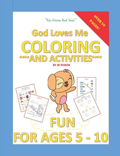 God Loves You Coloring and Activities Book - Walmart.com