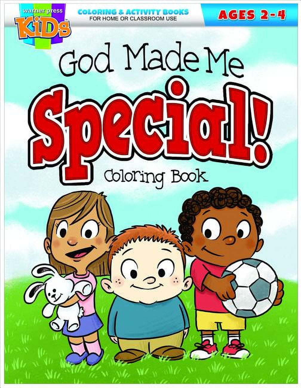 God Made Me Special! Coloring Book (Ages 2-4) - Walmart.com
