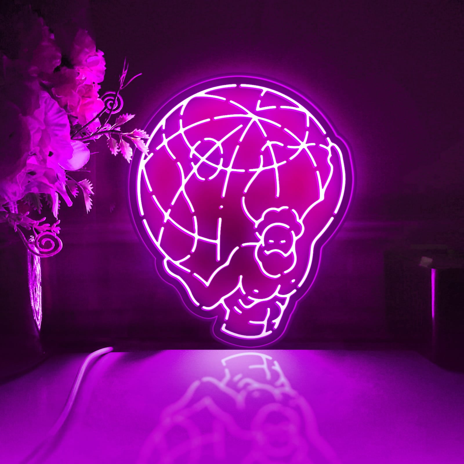 God Moving The Earth Led Light Box, Dimmable Neon-Like Light Signs USB ...