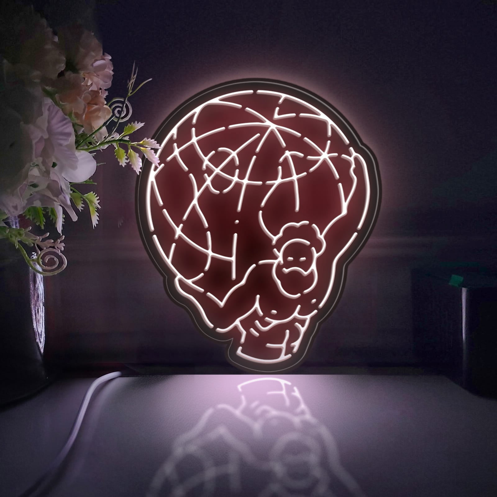 God Moving The Earth Led Light Box, Dimmable Neon-Like Light Signs USB ...