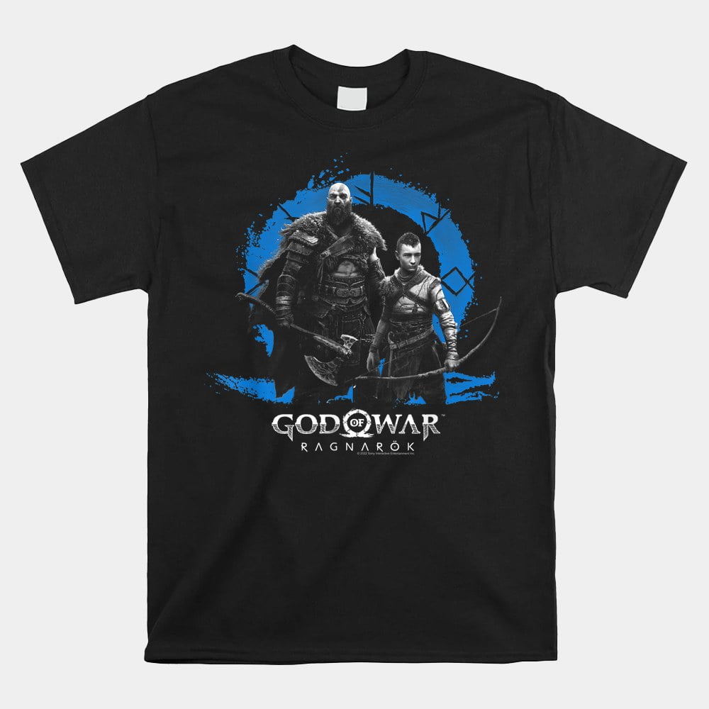 God Of War_ Ragnarok Icon With Kratos And Atreus Shirt - Walmart.com