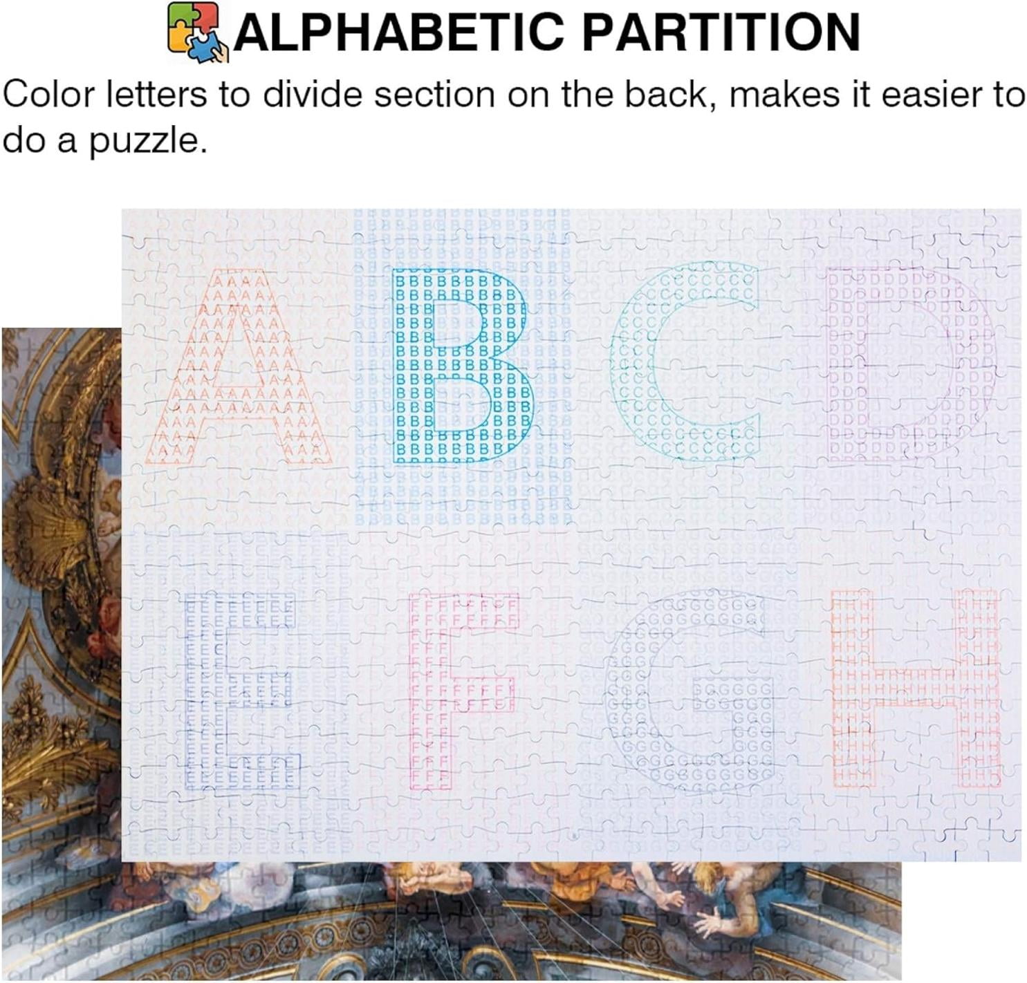 God Oil Painting Jigsaw Puzzle 500 Pieces, Intellectual Entertainment ...