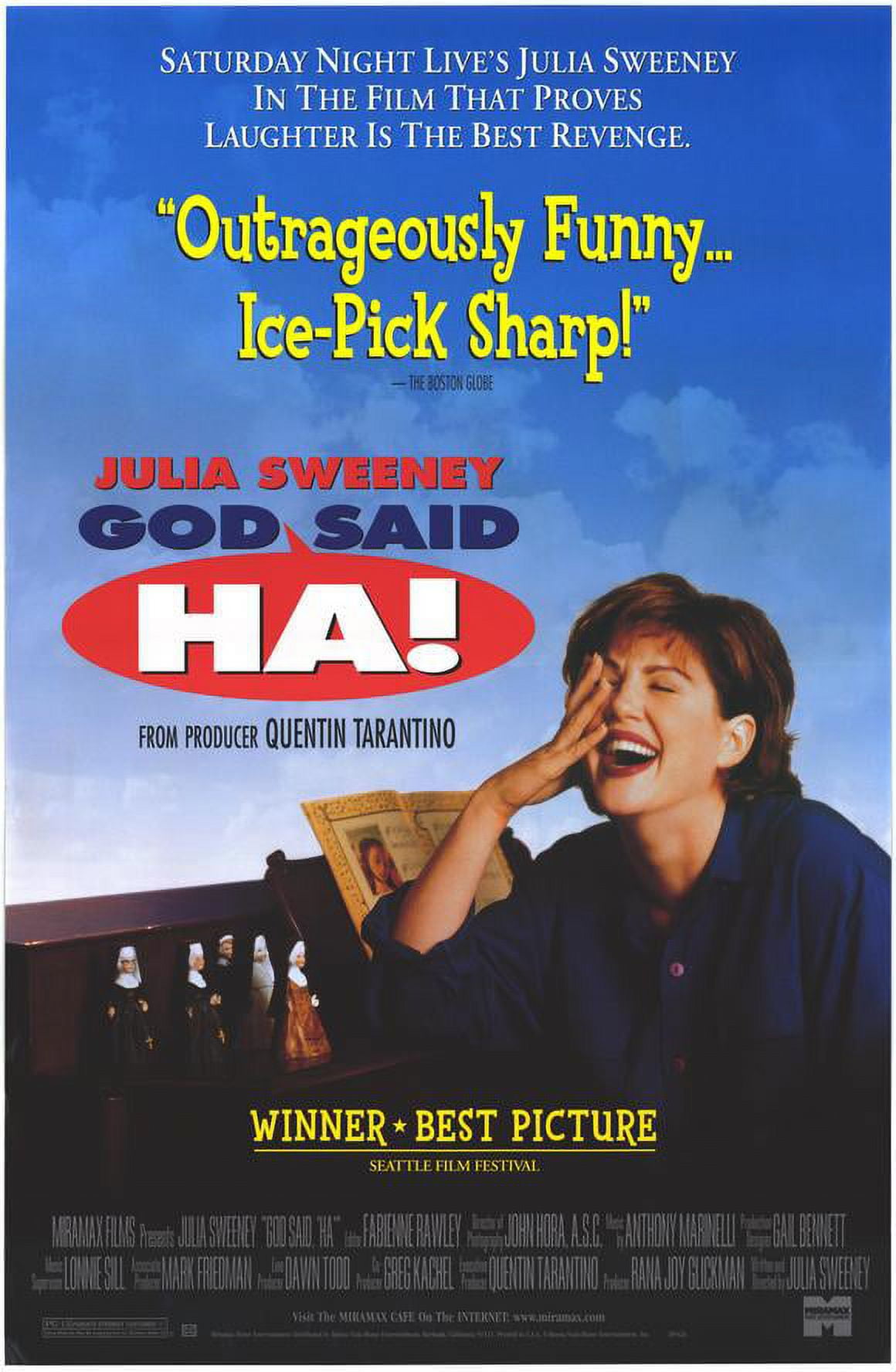 God Said Ha! - movie POSTER (Style A) (11" x 17") (1998) - Walmart.com