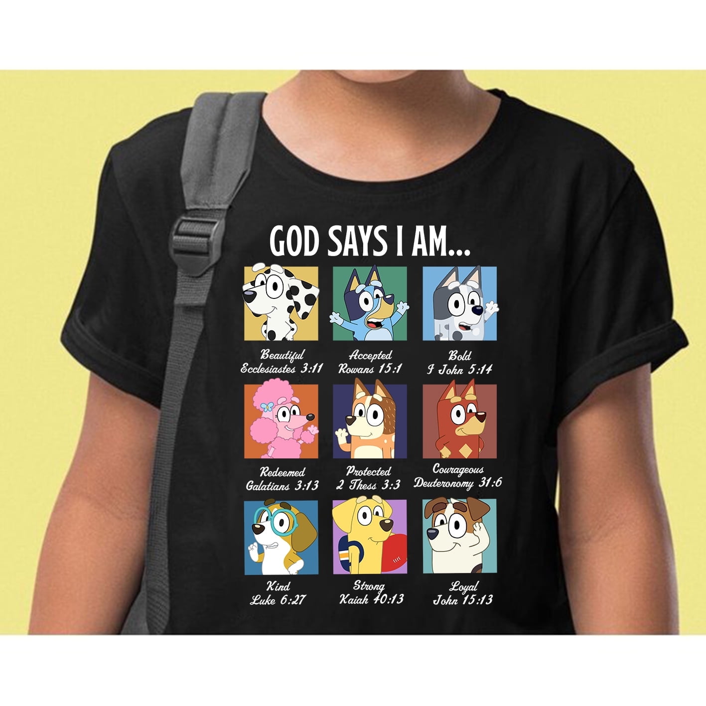 God Say I Am Bluey Shirt, Bluey Family Matching Shirt, Bluey Birthday ...