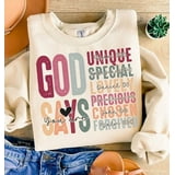 God Says You Are Inspiration Sunflower Faith Positive Words Bible Verse ...