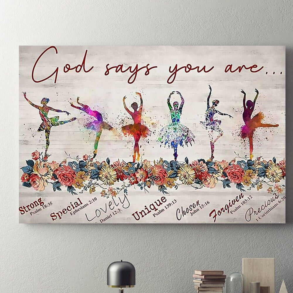 God Says You Are Strong Special Lovely Unique Chosen Forgiven Precious ...