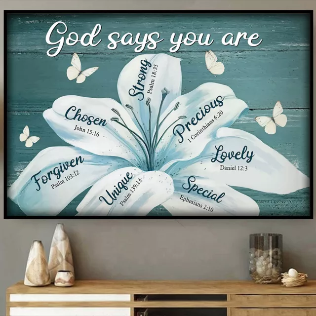 God Says You Are Unique Special Lovely Precious Strong Chosen Christian ...