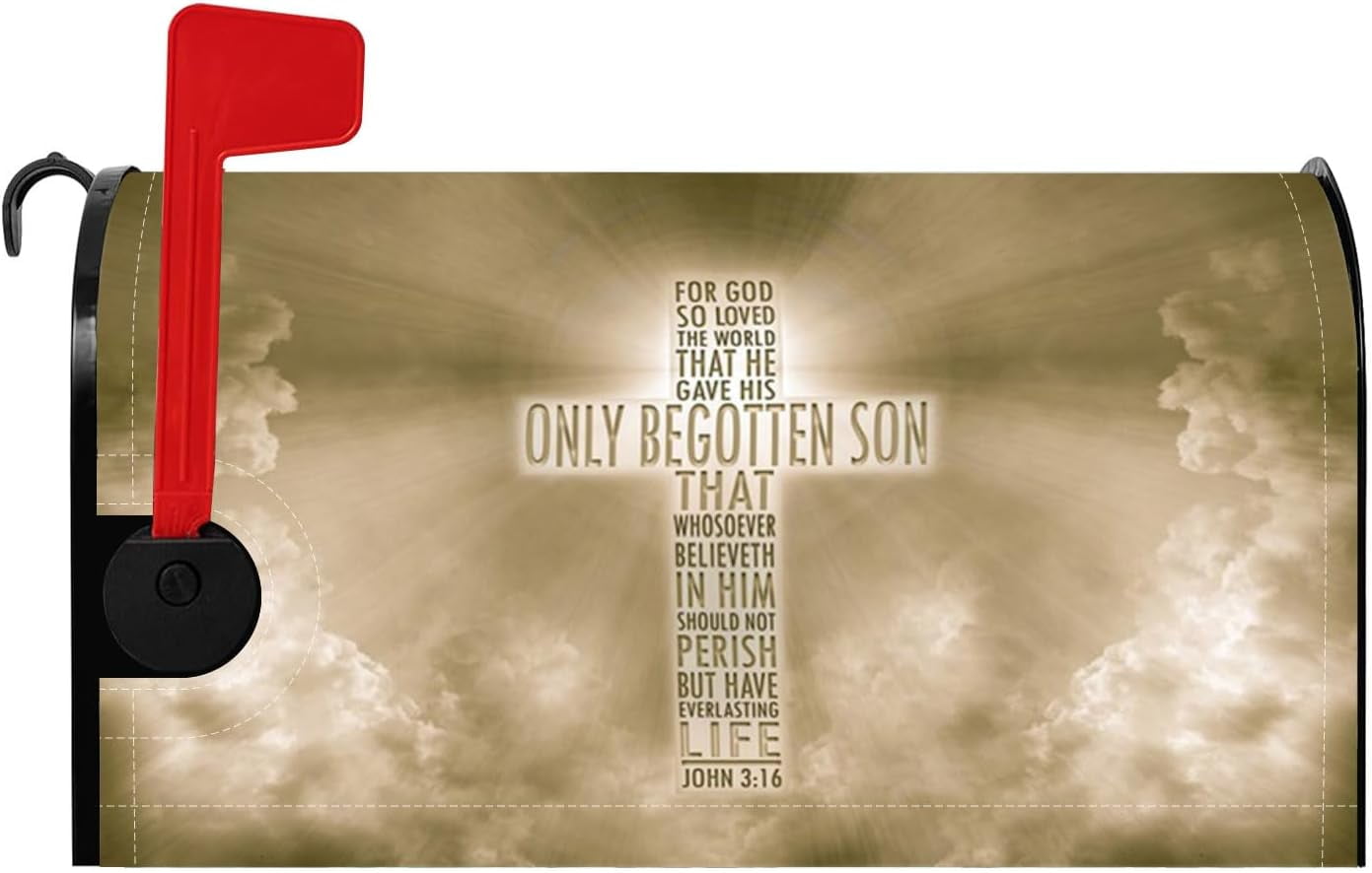 God So Loved The World Mailbox Cover Heaven Bible Magnetic Mailbox ...