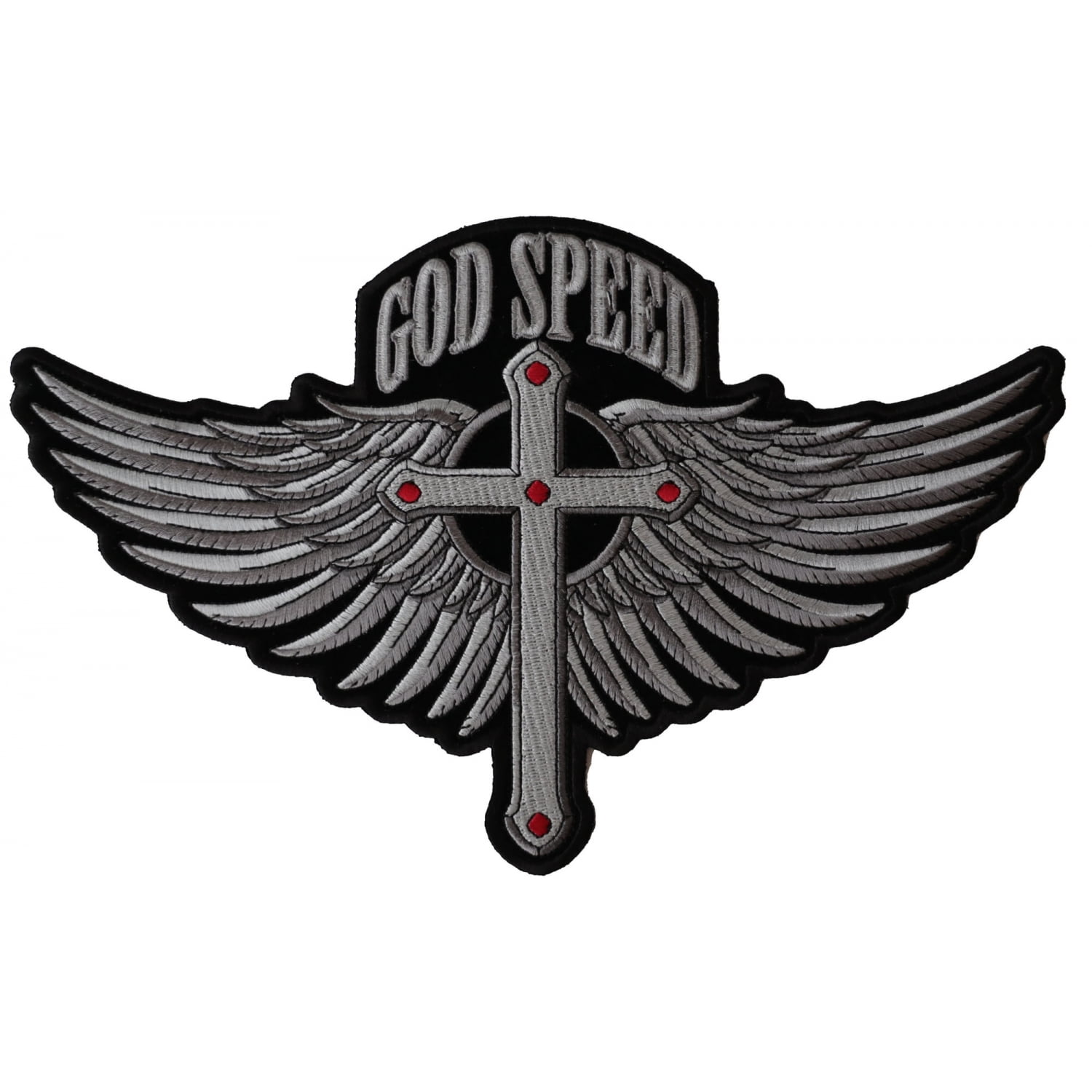 God Speed Patch, Large Christian Back Patches for Jackets and Vests ...